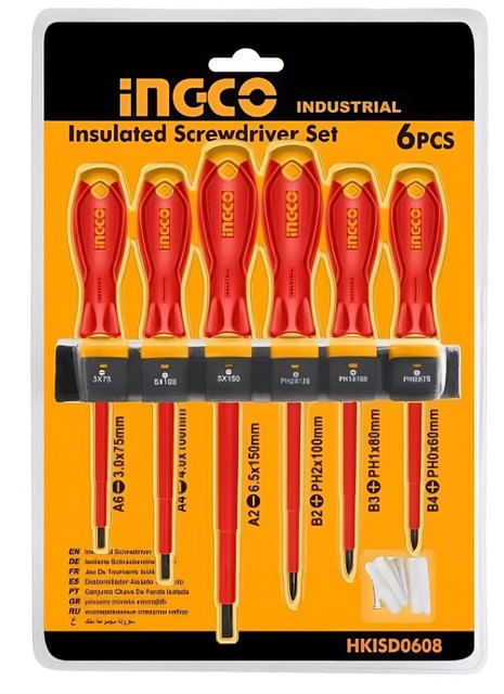 Set de Destonilladores 6 Piezas Ingco