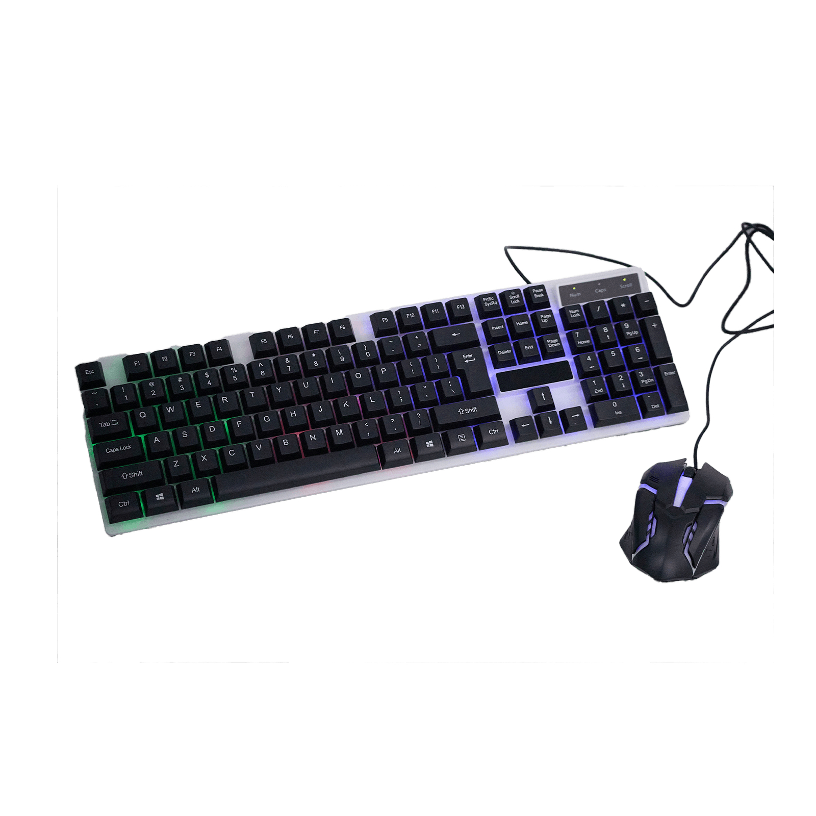 Set de Teclado y Mouse Gaming 198i - Mundo Total